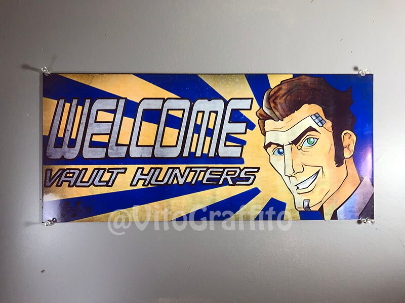 Handsome Jack Welcome Vault Hunters Sign - Etsy
