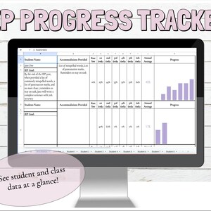 6 Weeks IEP Progress Tracker and Data Collection File - Etsy
