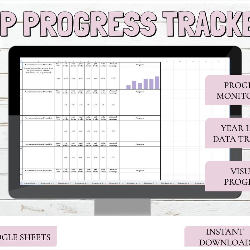 6 Week Goal Sheet - Etsy