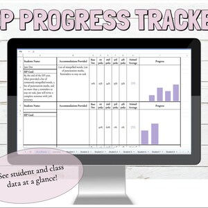 9 Weeks IEP Progress Tracker and Data Collection File - Etsy