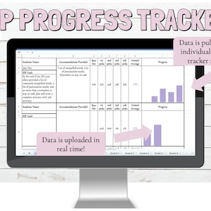 9 Weeks IEP Progress Tracker and Data Collection File - Etsy