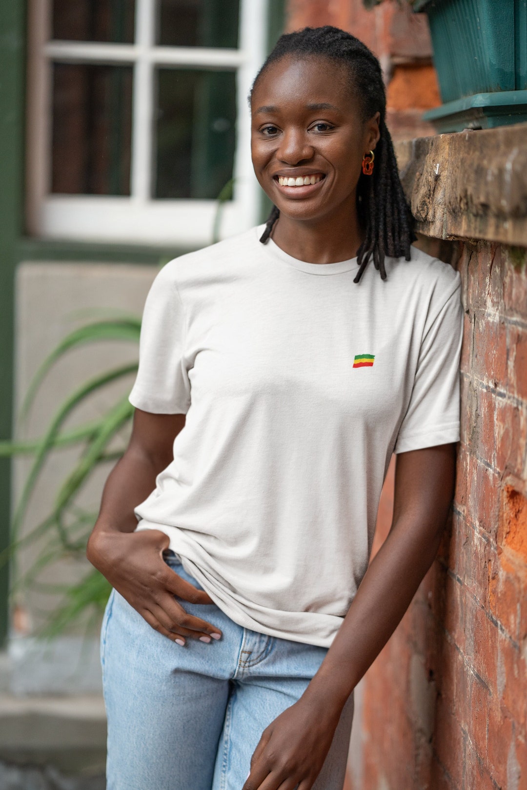 Light Weight Fabric Ethiopian T-shirt, Ethiopian Flag T-shirt, Gift for ...