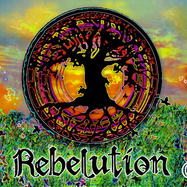 Rebelution Poster by Connor Purcell Psychedelic Band Poster - Etsy