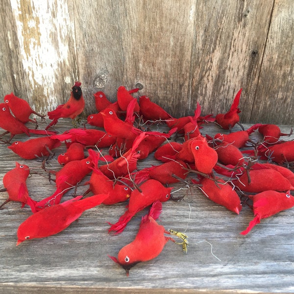 Red Bird Ornament - Etsy