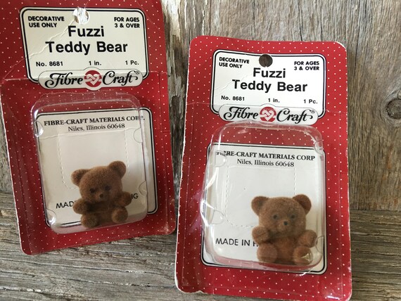 Set of Two Fuzzy Fuzzi Miniature Teddy Bears - Etsy