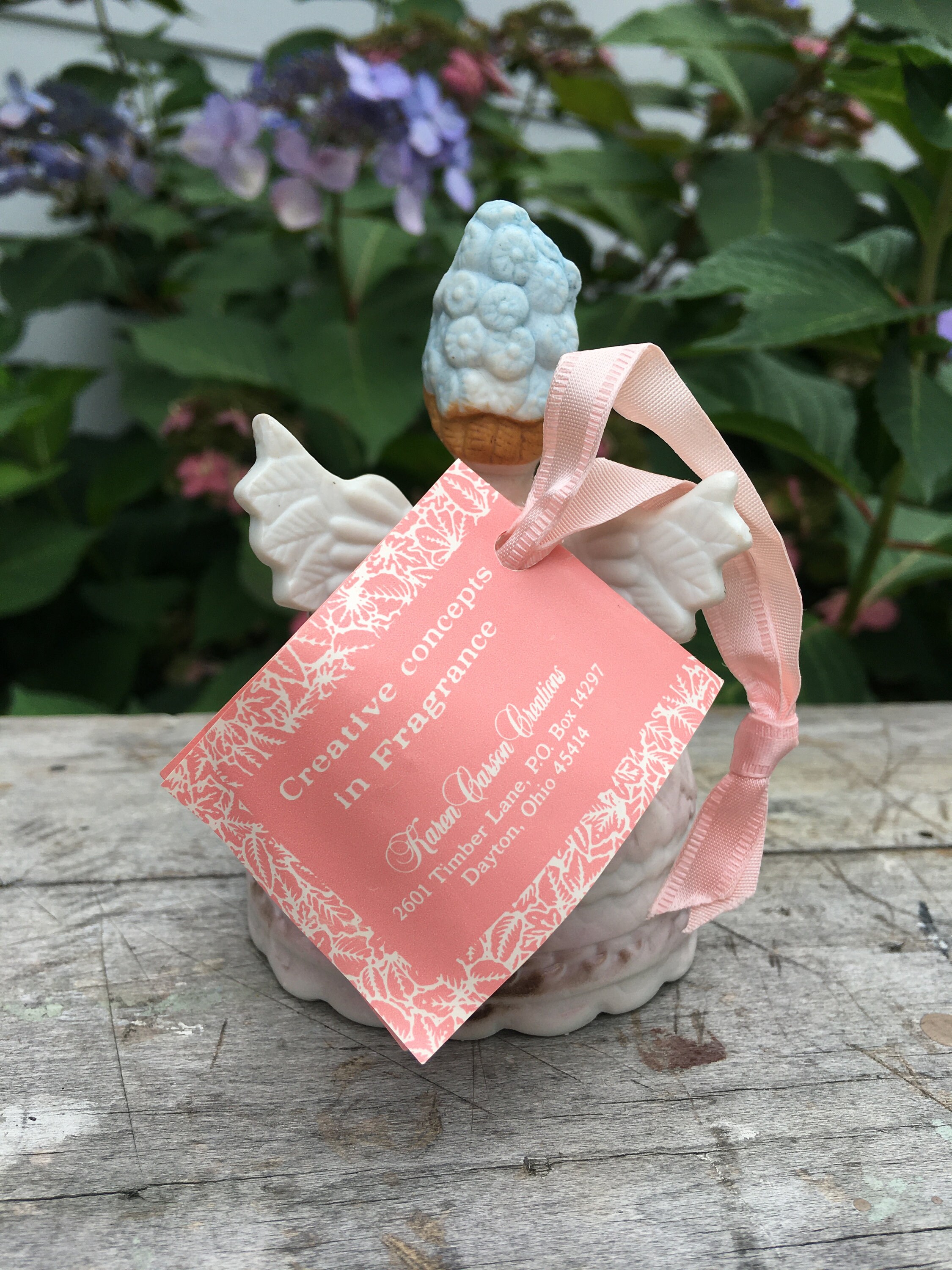 Karen Carson Creations Porcelain Angel Bell - Etsy UK