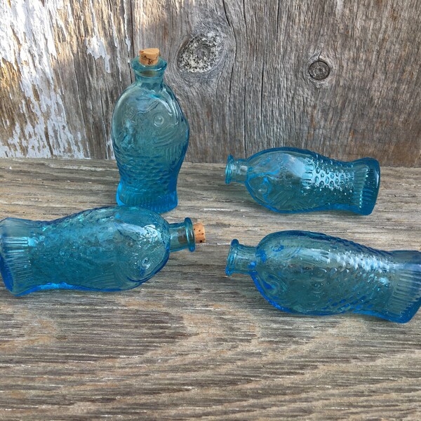 Glass Fish Bottle - Etsy