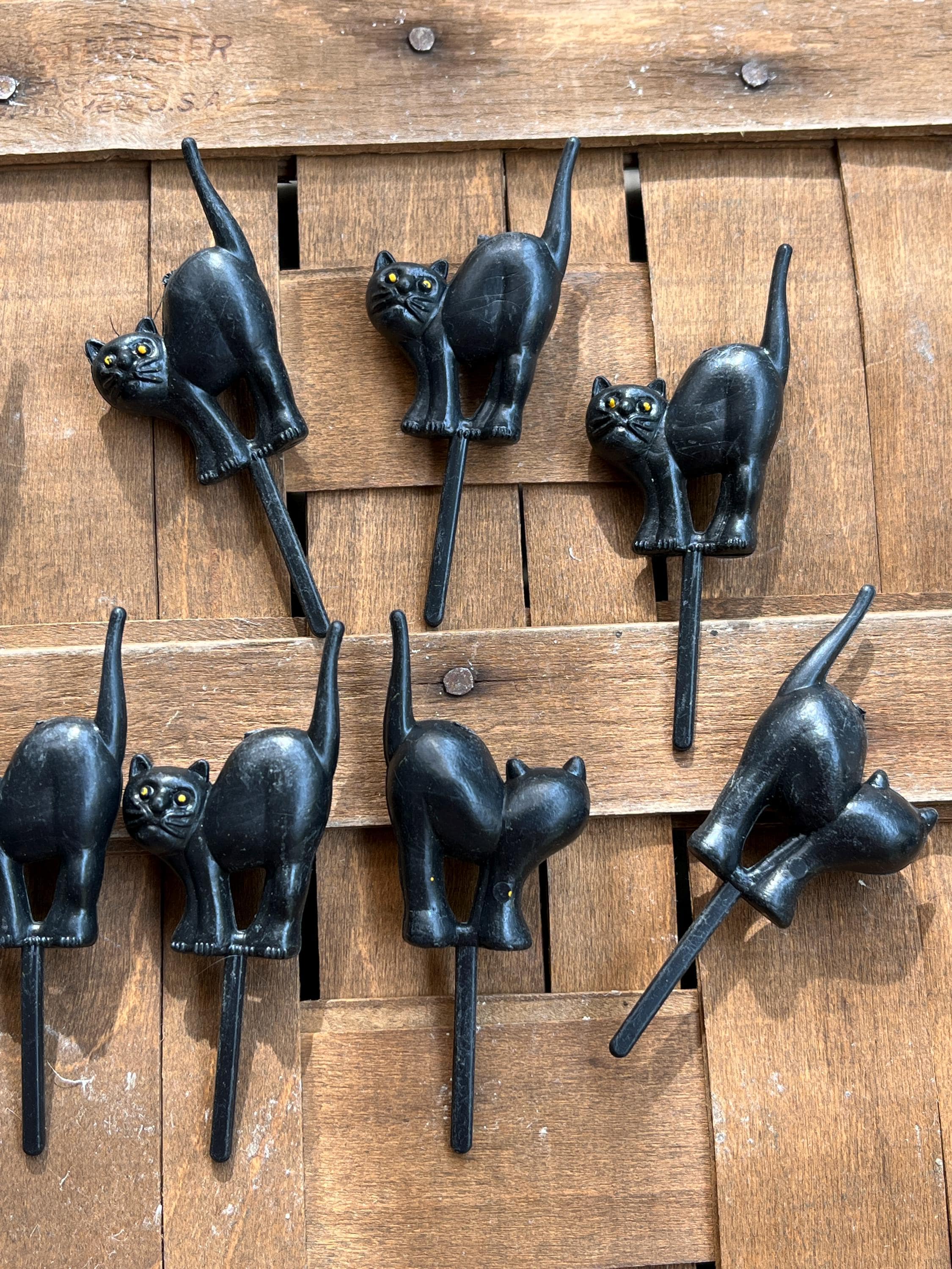 12 Vintage Wilton Halloween Black Cat Cake Picks - Etsy