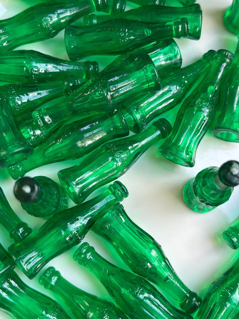 Vintage Miniature Plastic Coca Cola Bottles, Set of 6 - Etsy