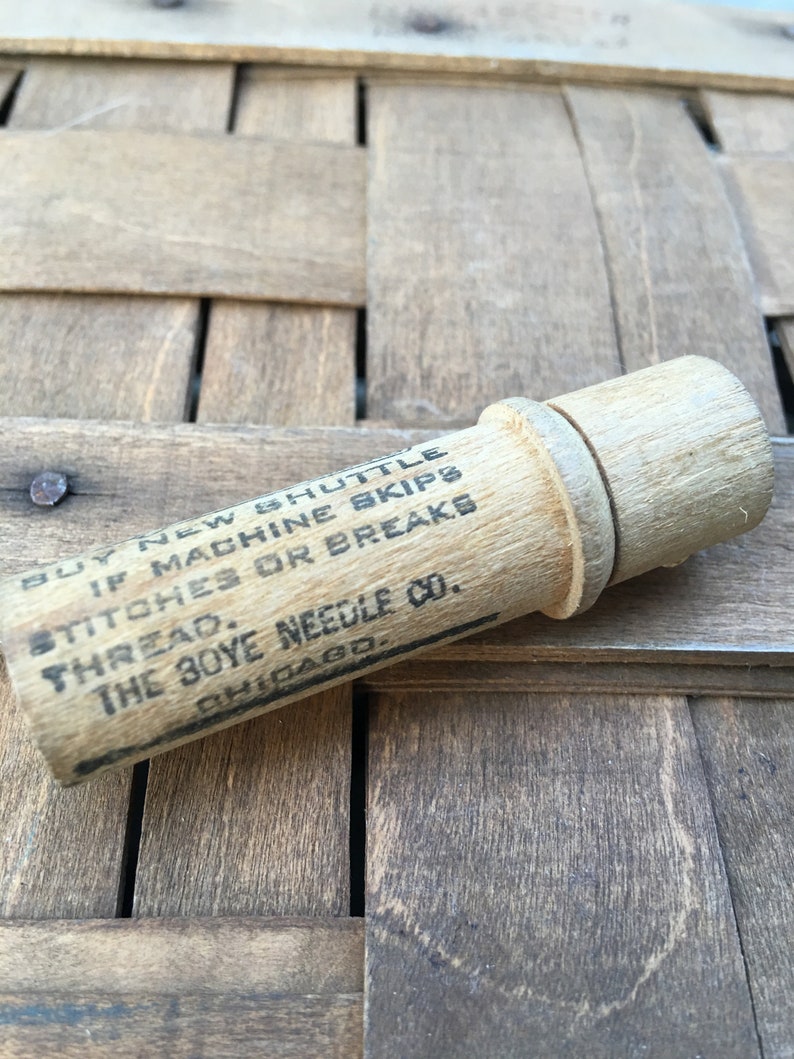 Antique Boye Brand Wooden Needle Container - Etsy