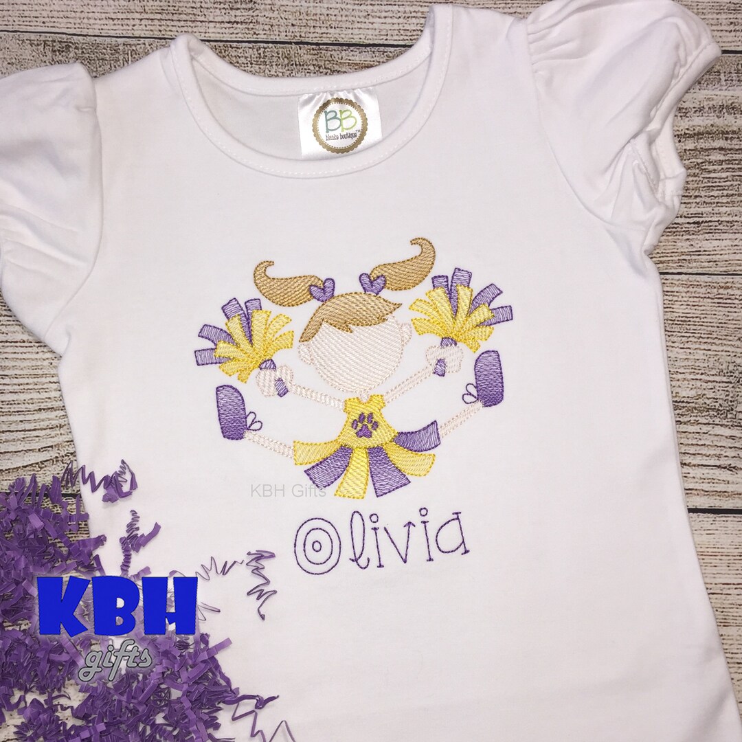 Embroidered Cheerleader Football Shirt Bubble Bodysuit Romper - Etsy