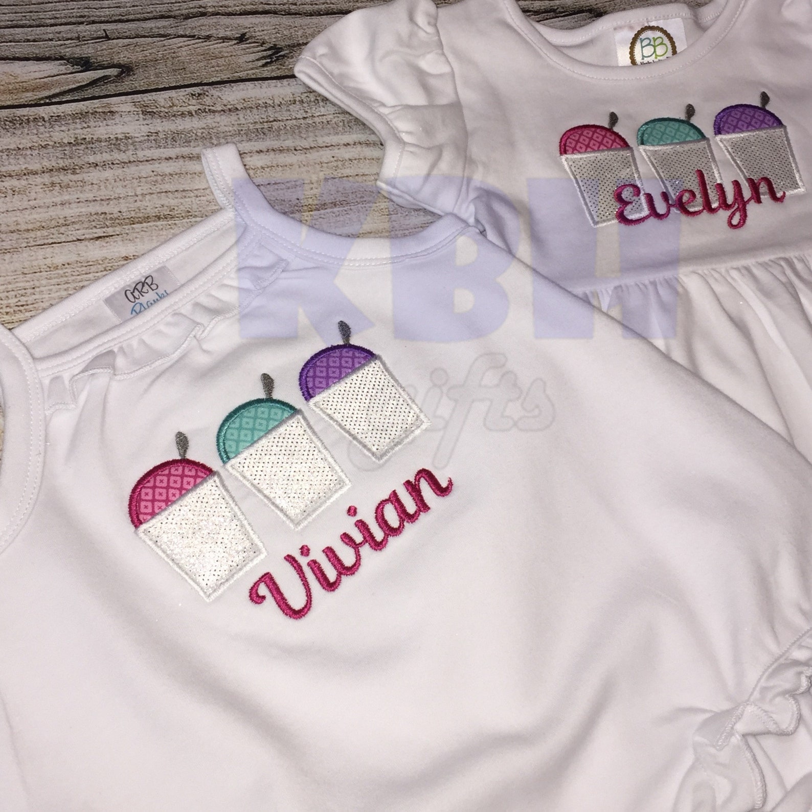 Embroidered Snowball Snow Cone Dress Ruffle Bubble - Etsy