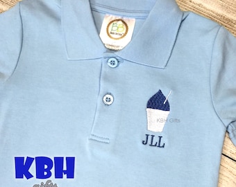 Embroidered Snowball Snow Cone Dress Ruffle Bubble | Etsy