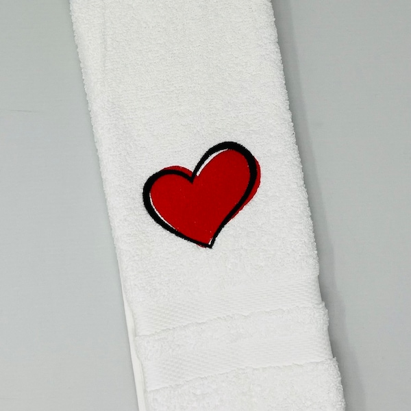 Heart Towel - Etsy