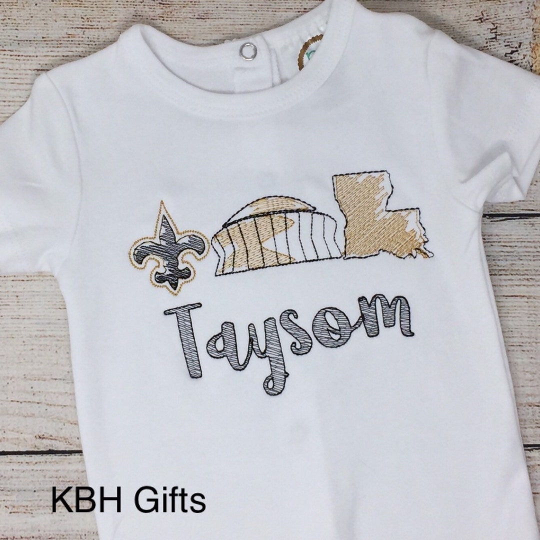 Embroidered Football Shirt Bubble Bodysuit Romper - Etsy