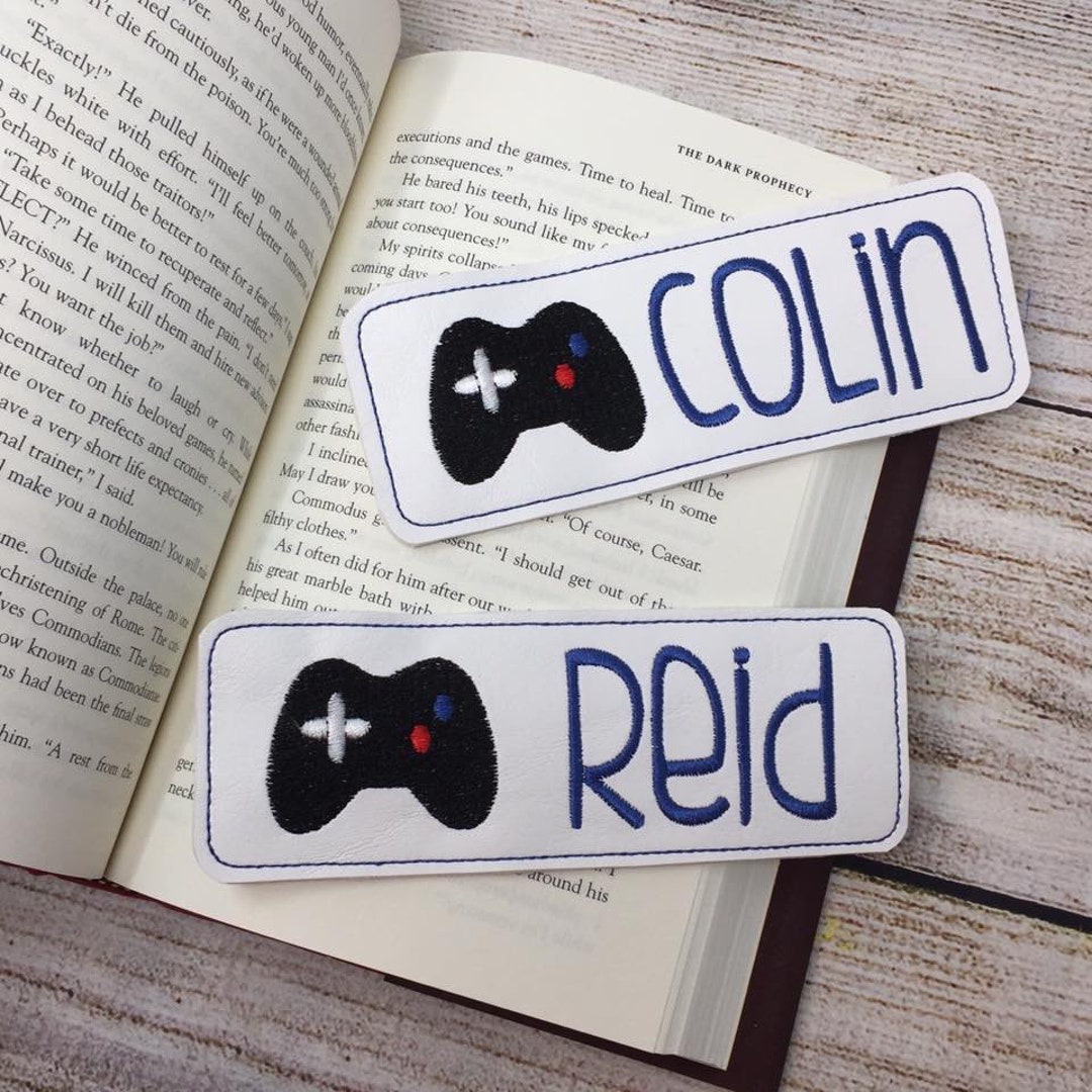 Personalized Gamer Video Game Bookmark - Etsy