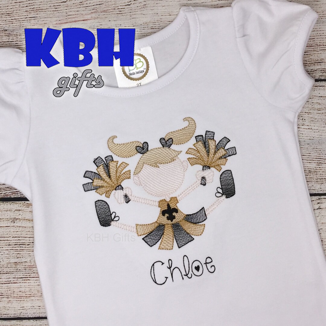 Embroidered Cheerleader Football Shirt Bubble Bodysuit Romper - Etsy