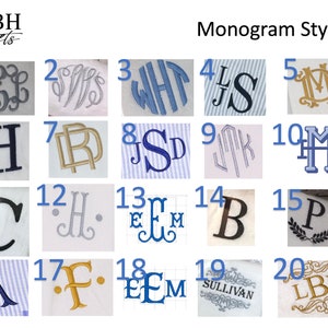 Embroidered Monogram Tshirt - Etsy