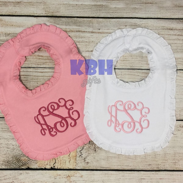 Ruffled Bib - Etsy