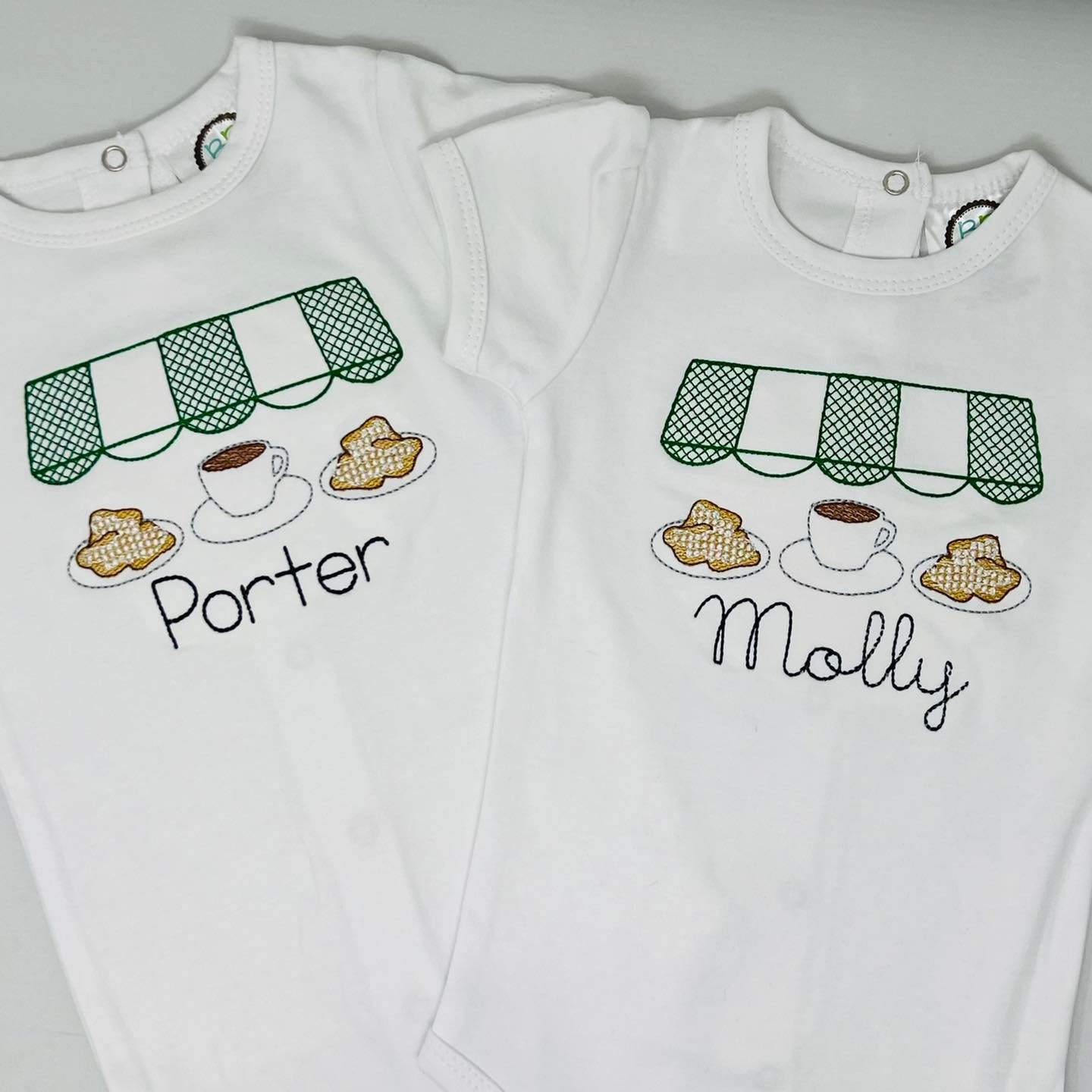 Embroidered Beignet Vintage New Orleans Shirt - Etsy