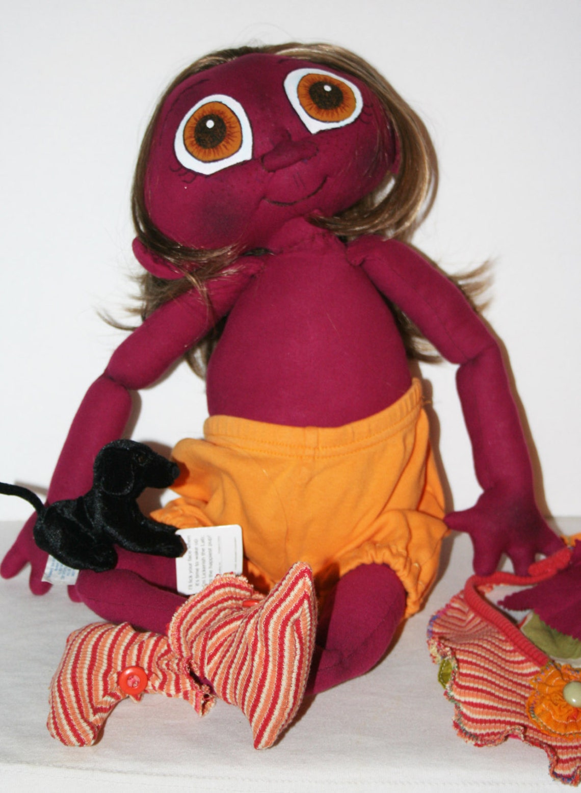 Alien Fantasy Baby Cloth Doll 22 W/ Unique Outfit & Toy OOAK CUSTOM ...