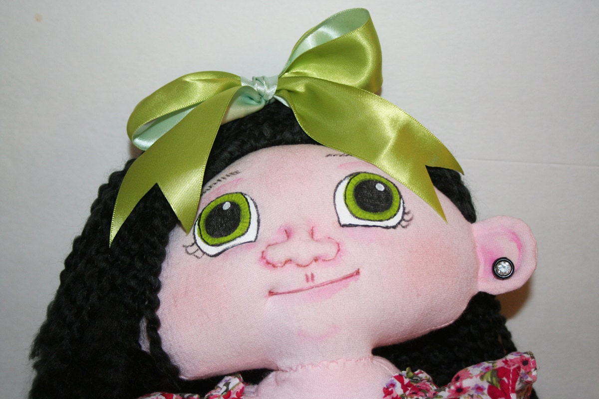 Alien Fantasy Baby Cloth Doll 22 W/ Diaper Outfit & Toy - Etsy