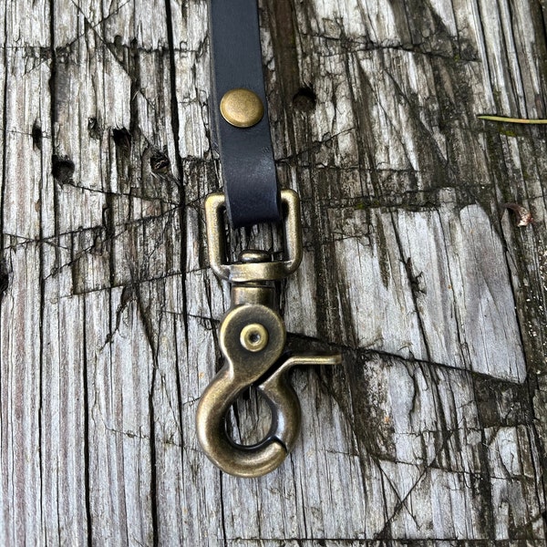 Leather Lanyard - Etsy