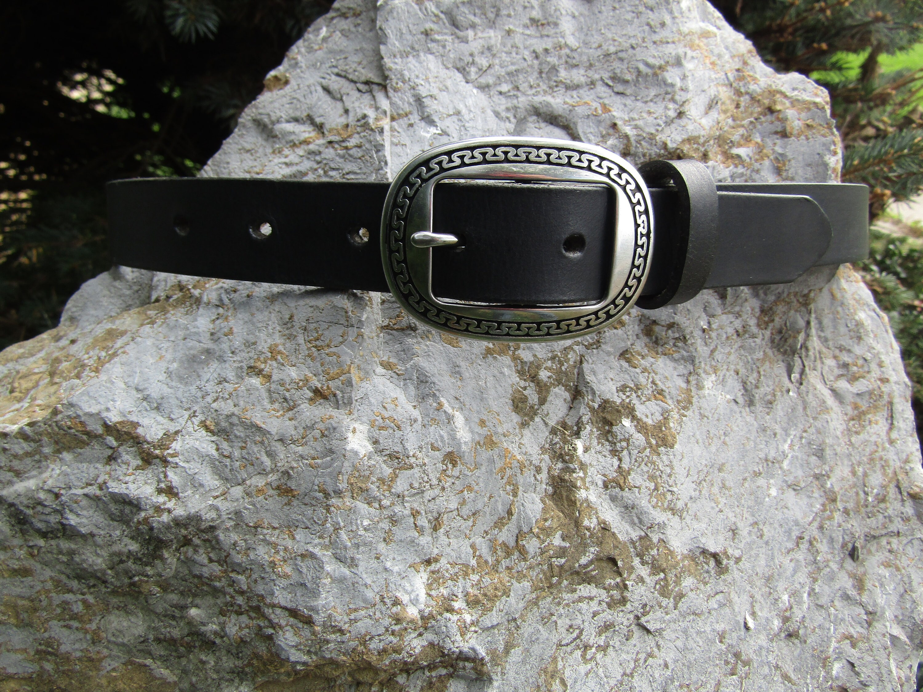 1 Inch Wide Belt Black Narrow Leather Belt Full Grain Black - Etsy