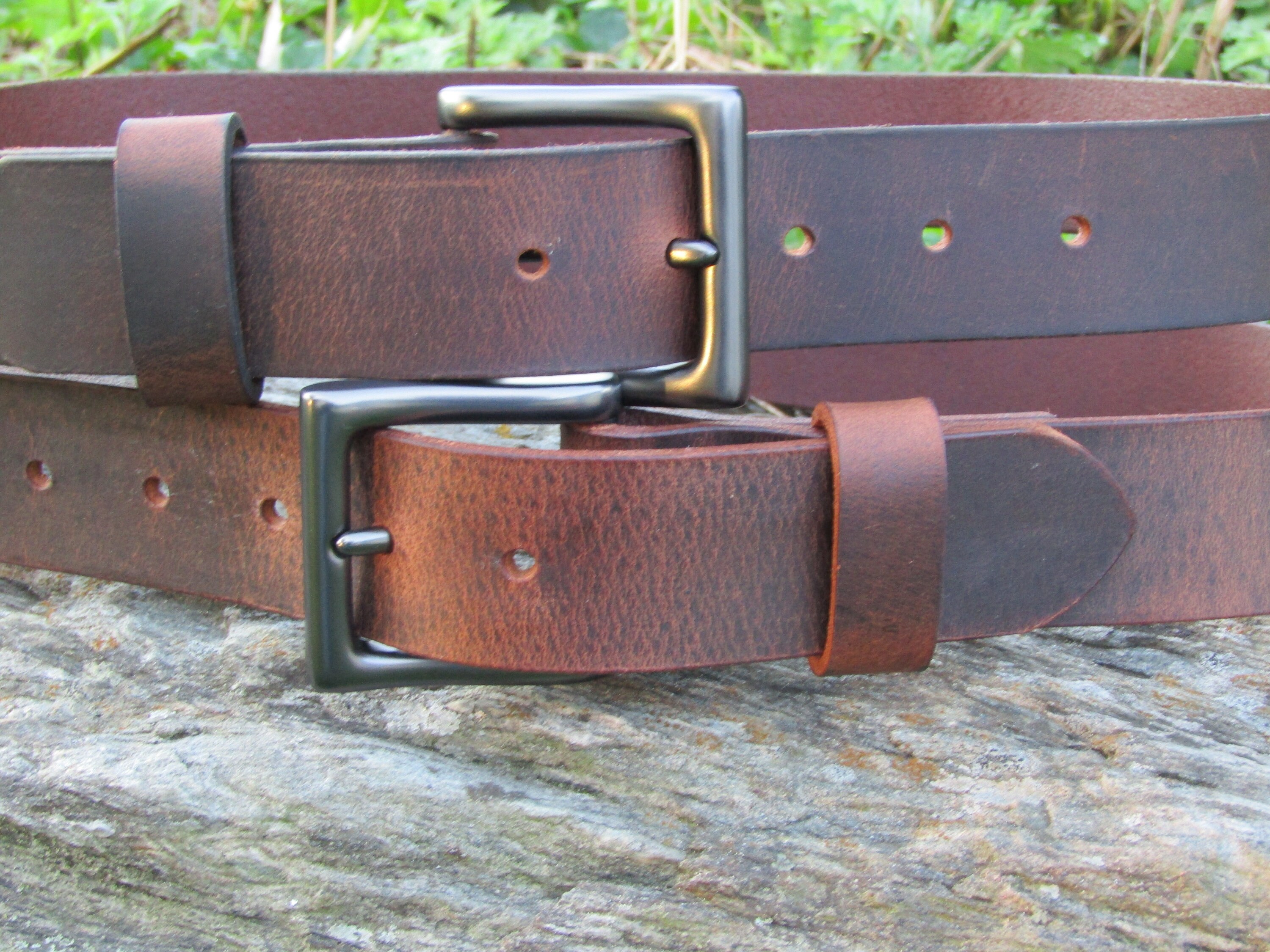 1 1/2 Custom Handcrafted Leather Belt Full Grain - Etsy