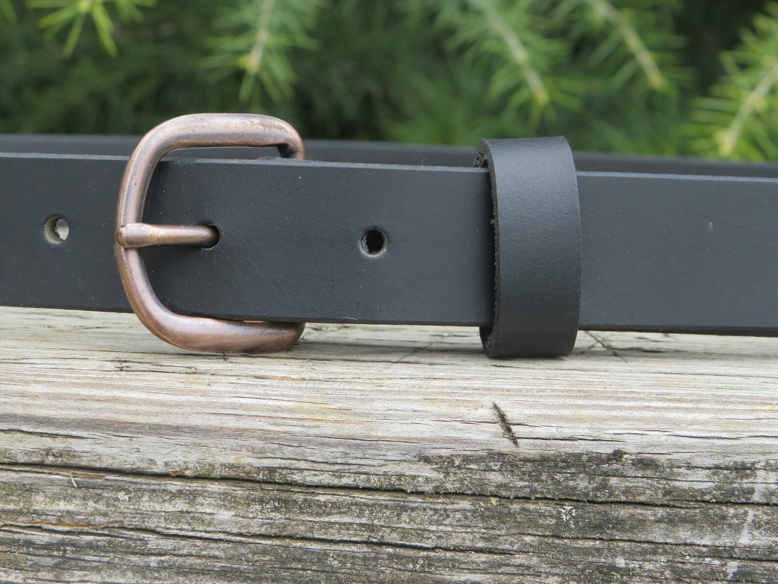 1 Inch Black Leather Belt, Full Grain Black Leather Belt, Womans ...