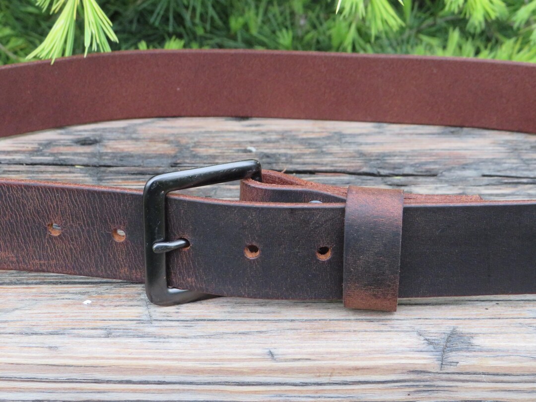 Ships Today 38 Inch Waist Crazy Horse Water Buffalo Leather,rustic ...