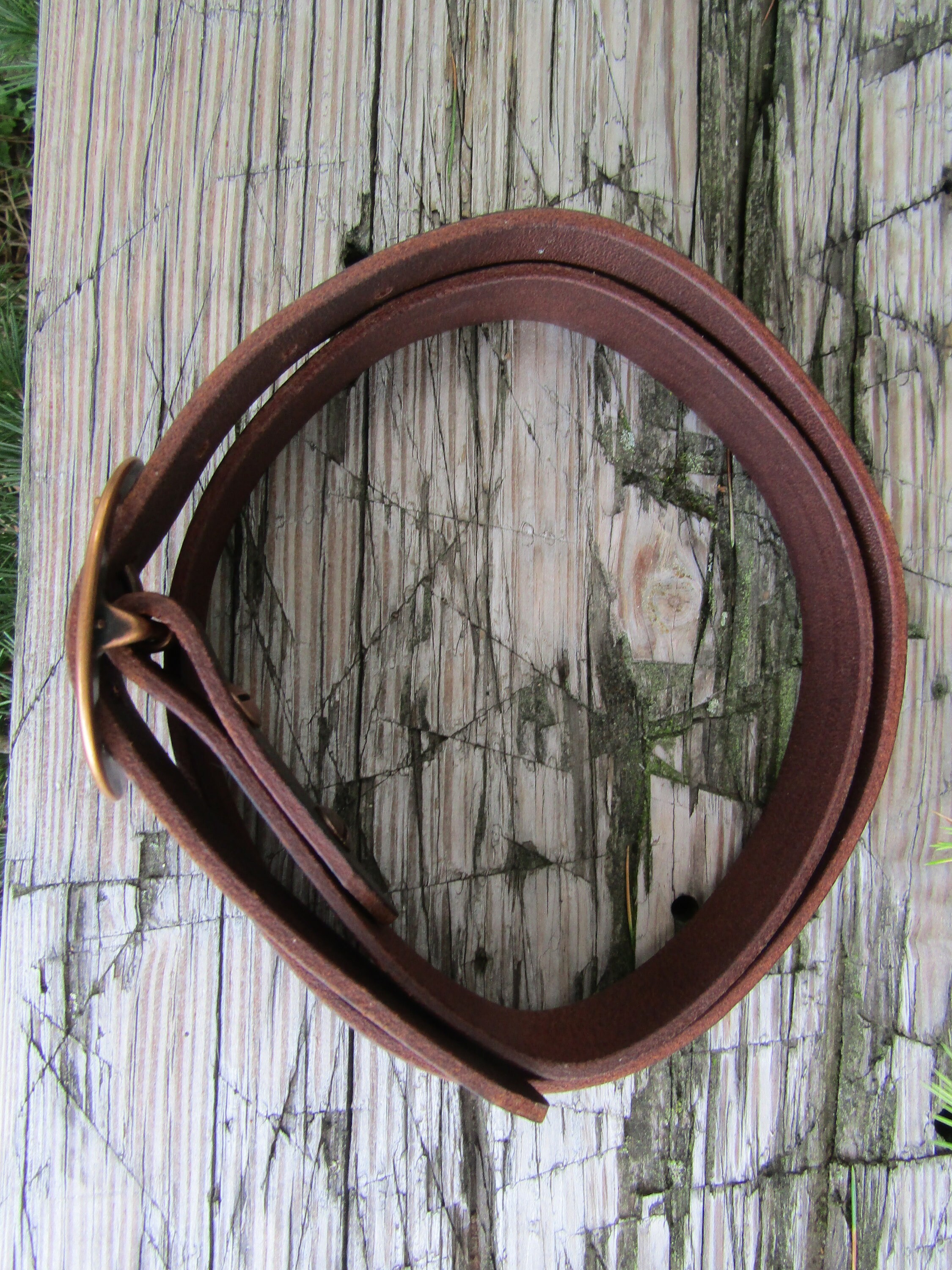 1 Inch Wide Leather Belt Full Grain Brown Leather Belt - Etsy