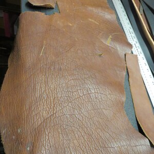 Distressed Leather Project DIY Leather Project Scrap Leather Craft ...