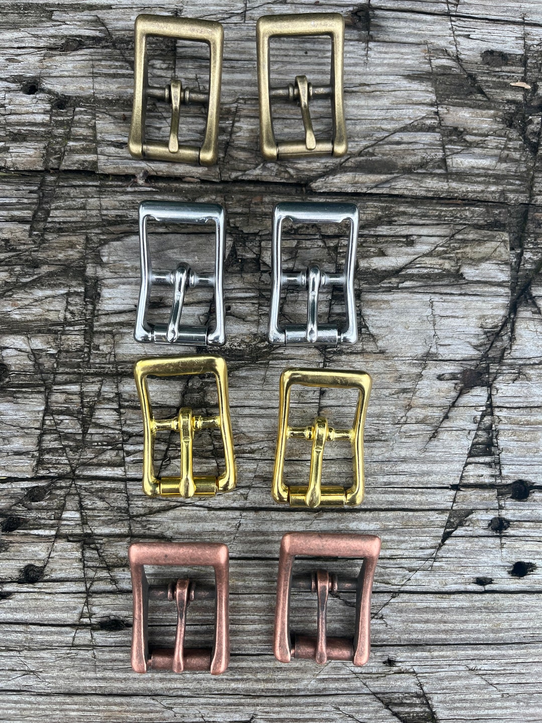 Pair of 3/4 Strap Buckle With Choice of Finish Belt Buckle Strap Buckle ...