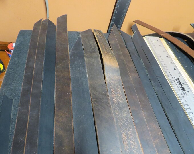 Leather Straps Scrap Leather, Craft Leather Project Leather 9-65 Inches ...