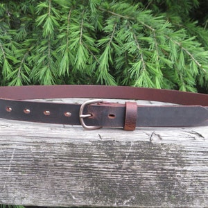 Narrow Leather Belt Handmade Leather Belt, 1" Wide Leather Belt Leather ...
