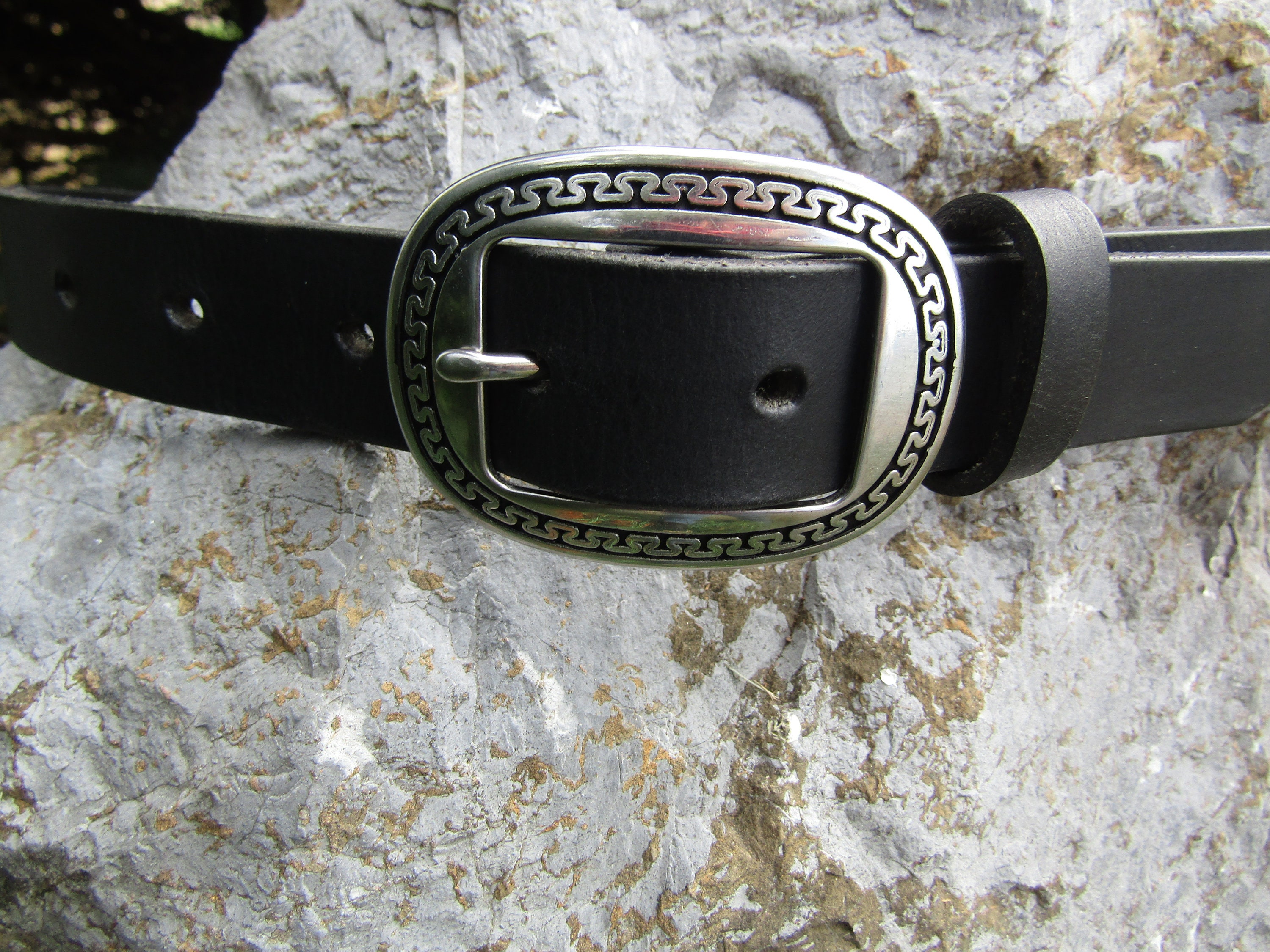 1 Inch Wide Belt Black Narrow Leather Belt Full Grain Black - Etsy