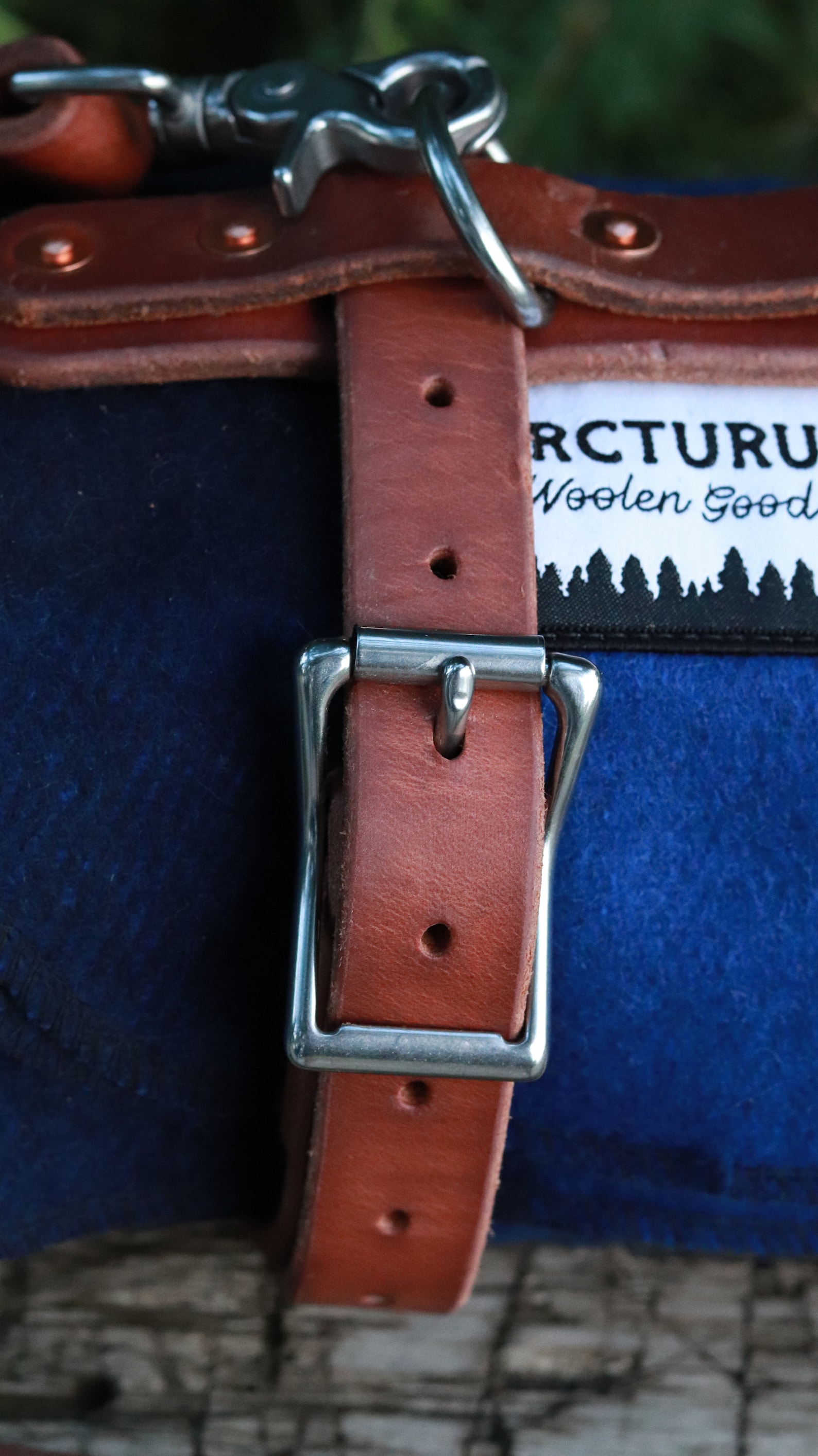 Hand Made Hermann Oak Harness Leather Blanket Carrier/ Blanket Harness/ Leather Bedroll, Leather ...