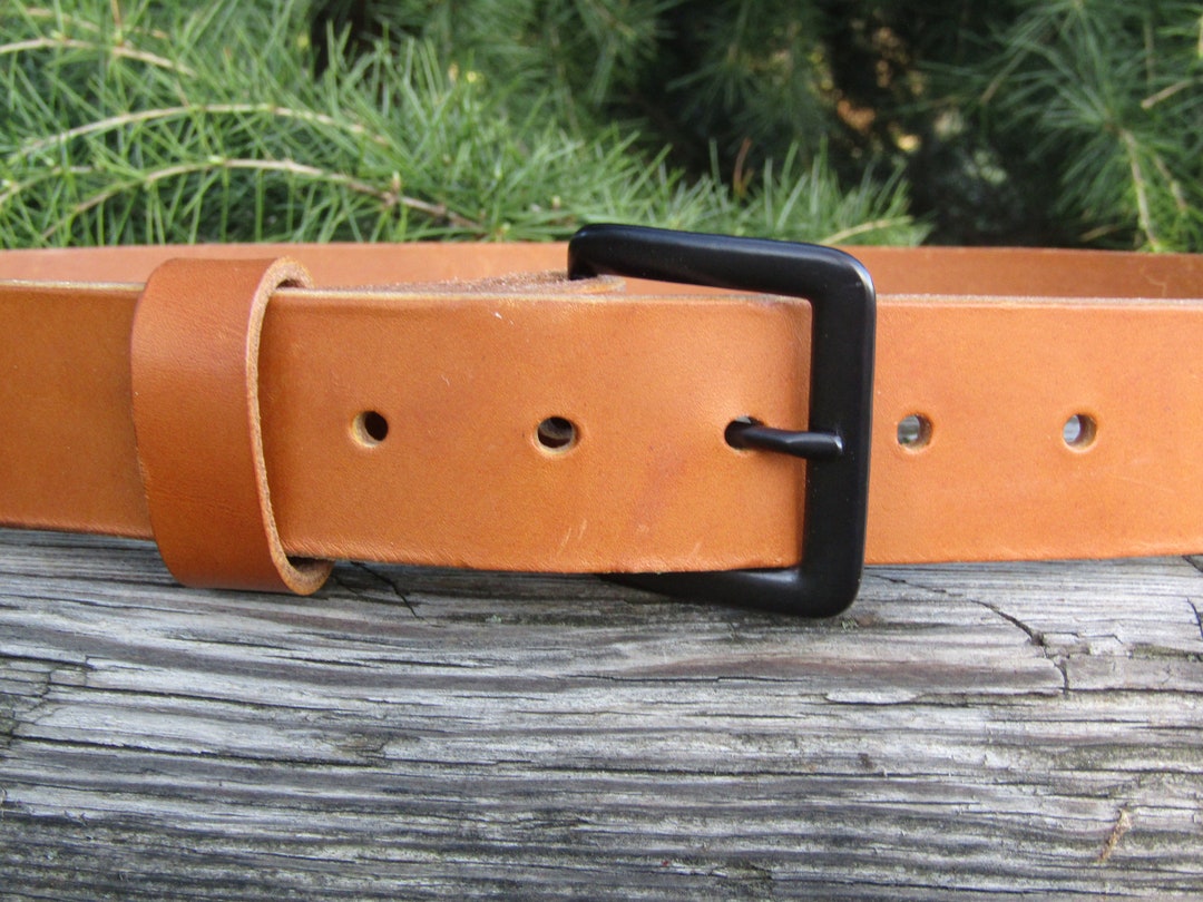 Discounted Size 36 Inch Waist Chanin Latigo Leather Belt Etsy