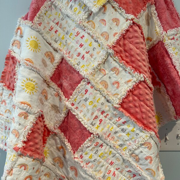 Crib Rag Quilt - Etsy