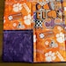 Handmade Clemson University Quilted Pillow Cover. - Etsy