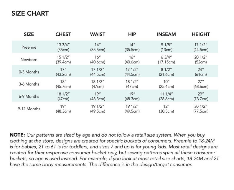 Knotted Baby Gown Sewing Pattern • PDF Sewing Pattern • Baby, Kid ...