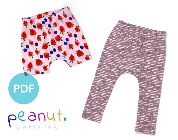 Baggy Short or Pant Sewing Pattern PDF Sewing Pattern | Etsy