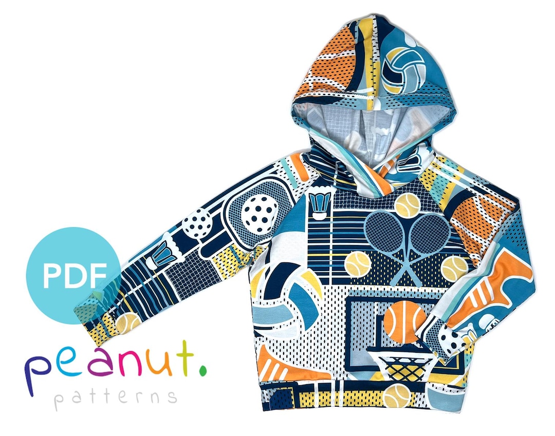 Hoody Sewing Pattern • PDF Sewing Pattern • Baby, Kid, Toddler, Infant ...