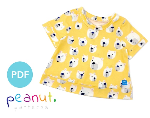 Short Sleeve Top Sewing Pattern PDF Sewing Pattern Baby - Etsy