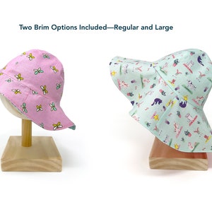 Reversible Sun Hat Sewing Pattern • PDF Sewing Pattern • Baby, Kid ...