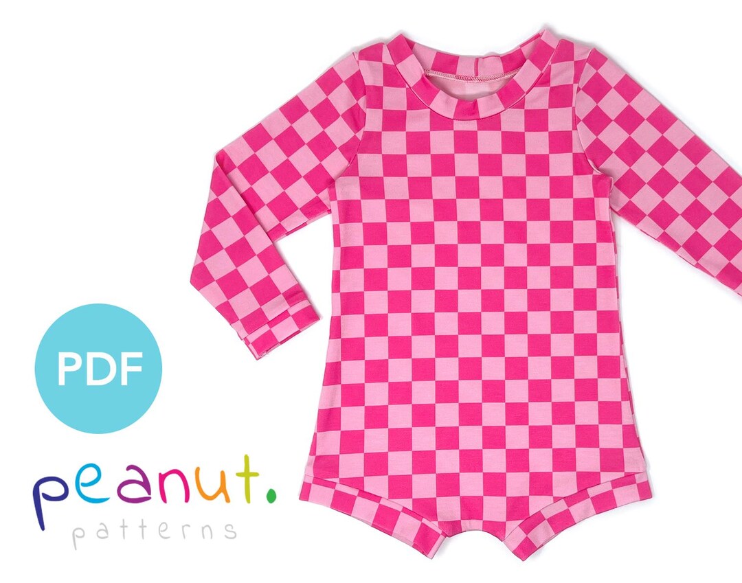 Long Sleeve Shorts Romper Sewing Pattern • PDF Sewing Pattern • Baby ...