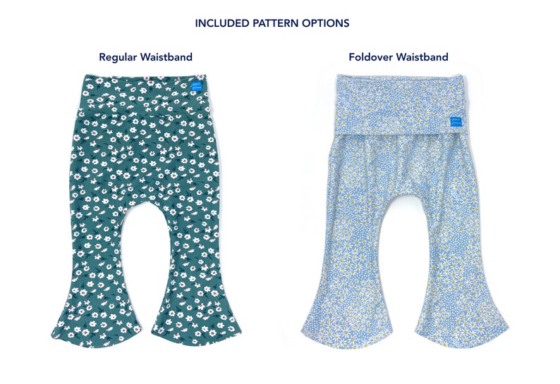 Yoga Bell Bottom Pant Sewing Pattern • PDF Sewing Pattern • Baby, Kid ...