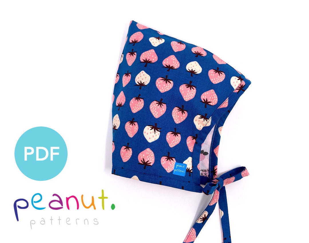 Pixie Bonnet Hat Sewing Pattern • PDF Sewing Pattern • Baby, Kid ...