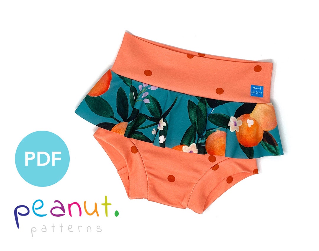 Skirted Bummies Sewing Pattern • PDF Sewing Pattern • Baby, Kid ...